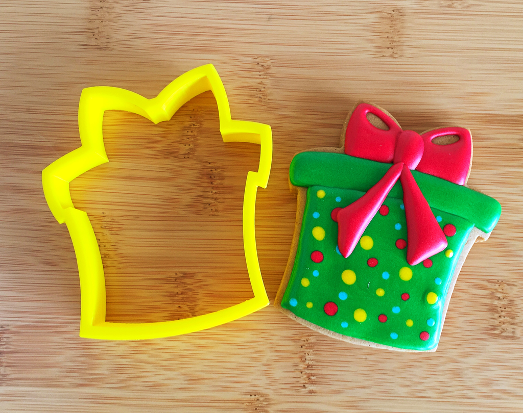 Present Cutter (Adelaide Bakes Collection) | Custom Cookie Cutters