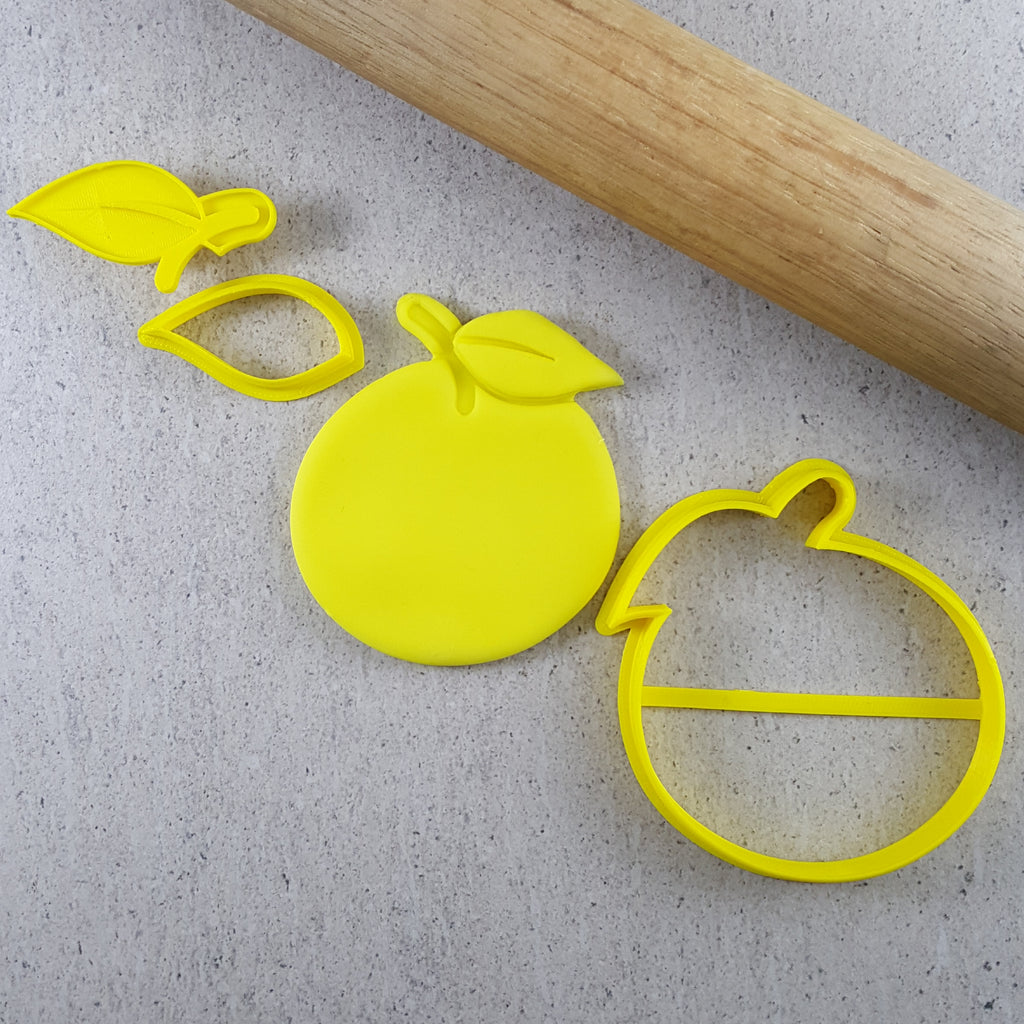 Orange Embosser & Cutter Set | Custom Cookie Cutters