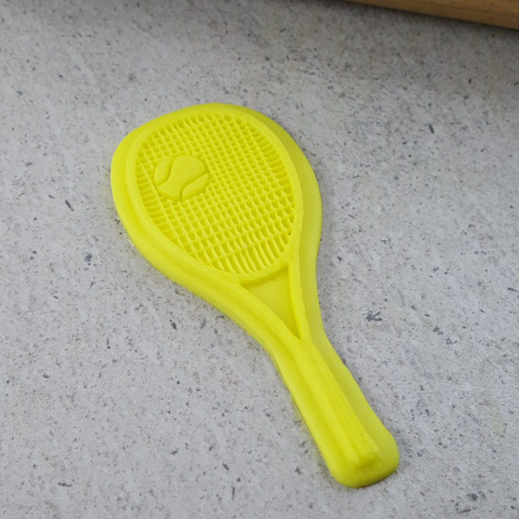 Tennis Racket Cutter & Debosser Set | Custom Cookie Cutters