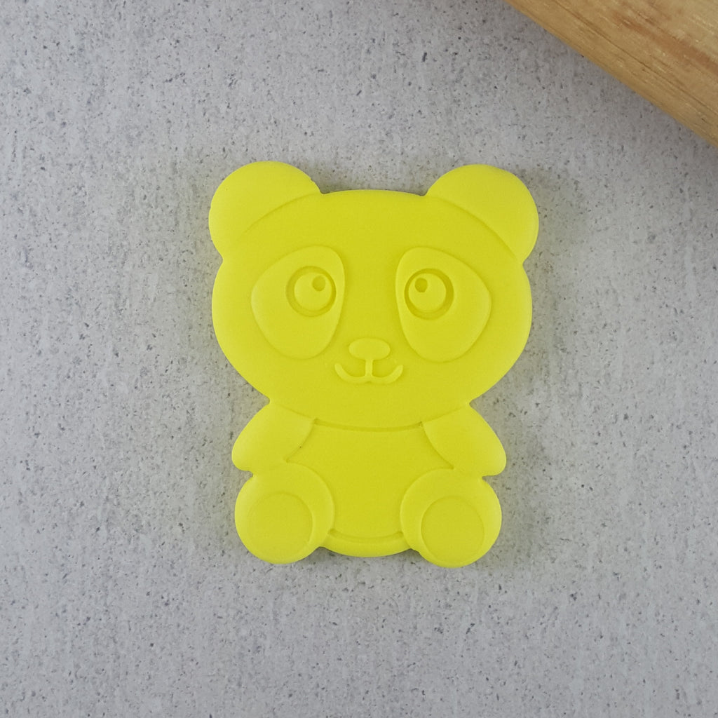 Panda Cutter and Embosser Set | Custom Cookie Cutters