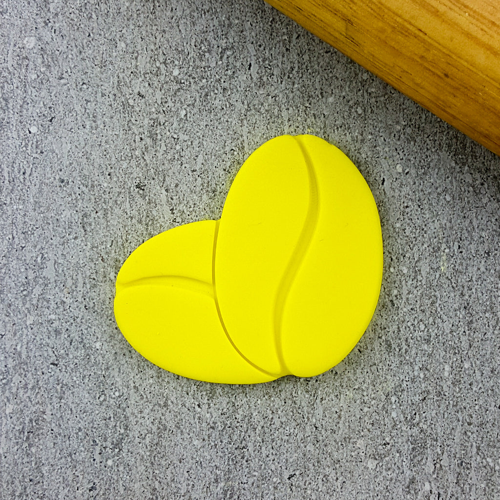 Coffee Beans Cutter and Embosser Set | Custom Cookie Cutters