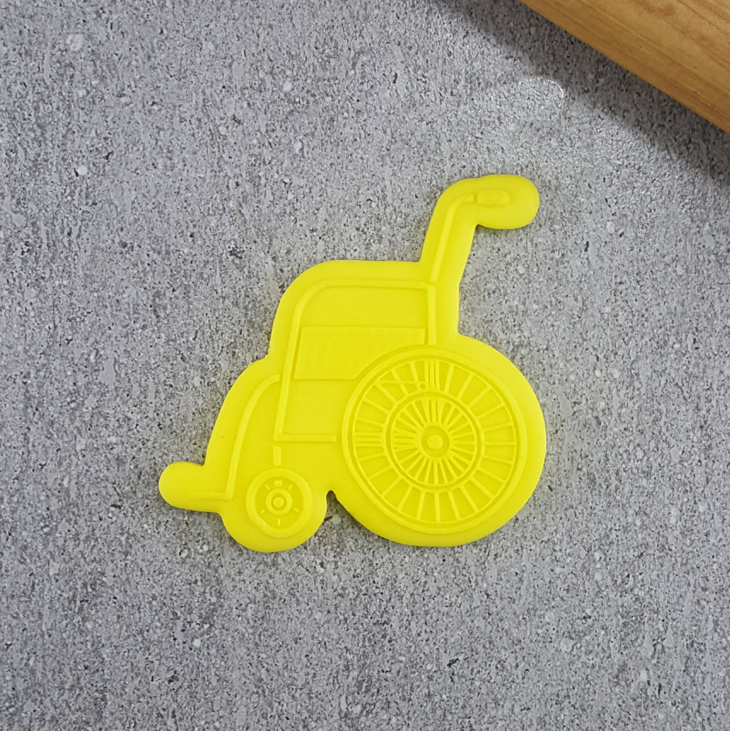 Wheelchair Cutter and Debosser Set | Custom Cookie Cutters