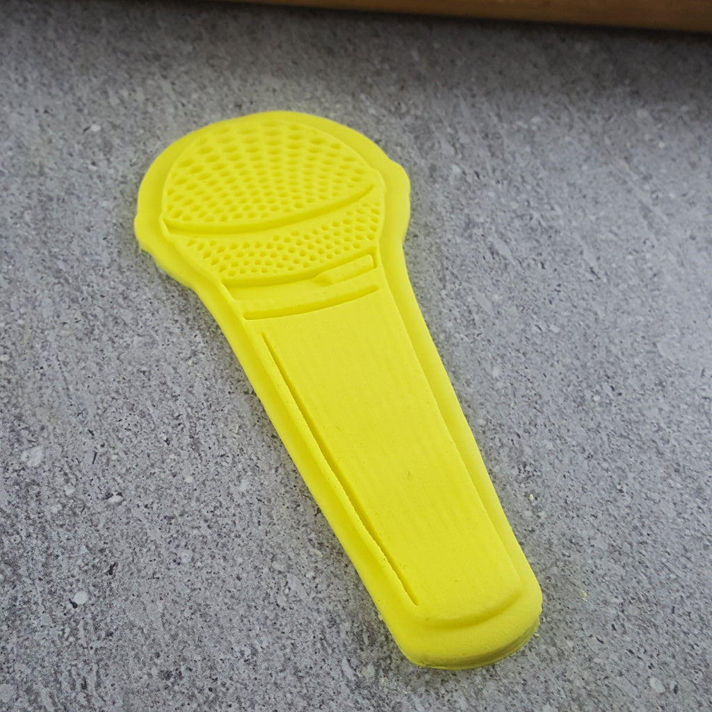 Microphone Cutter and Debosser Set | Custom Cookie Cutters