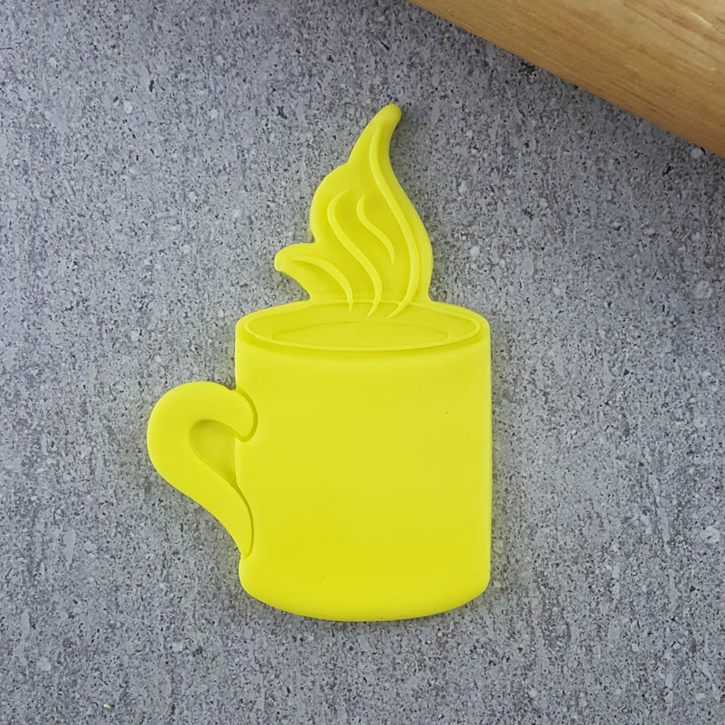 Coffee Mug Cutter and Embosser Set | Custom Cookie Cutters