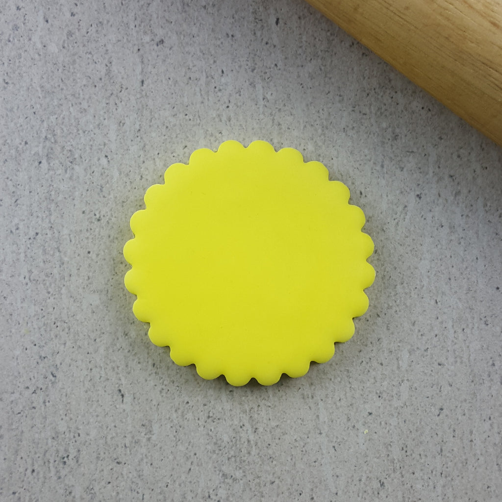 Scalloped Circle Cutter | Custom Cookie Cutters