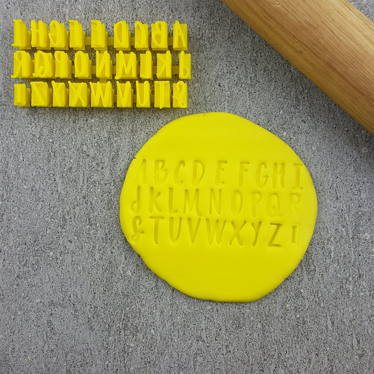 V2 Script Stamps | Custom Cookie Cutters