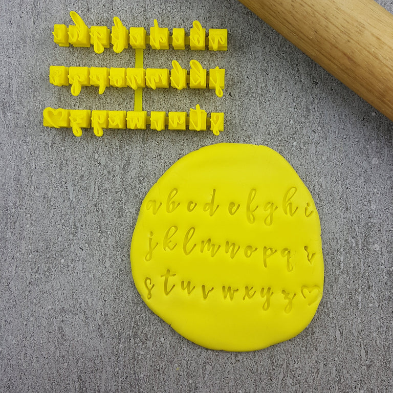 V2 Script Stamps | Custom Cookie Cutters
