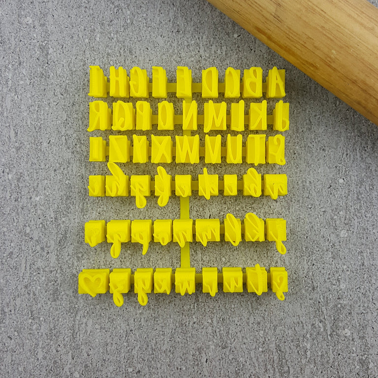 V2 Script Stamps | Custom Cookie Cutters