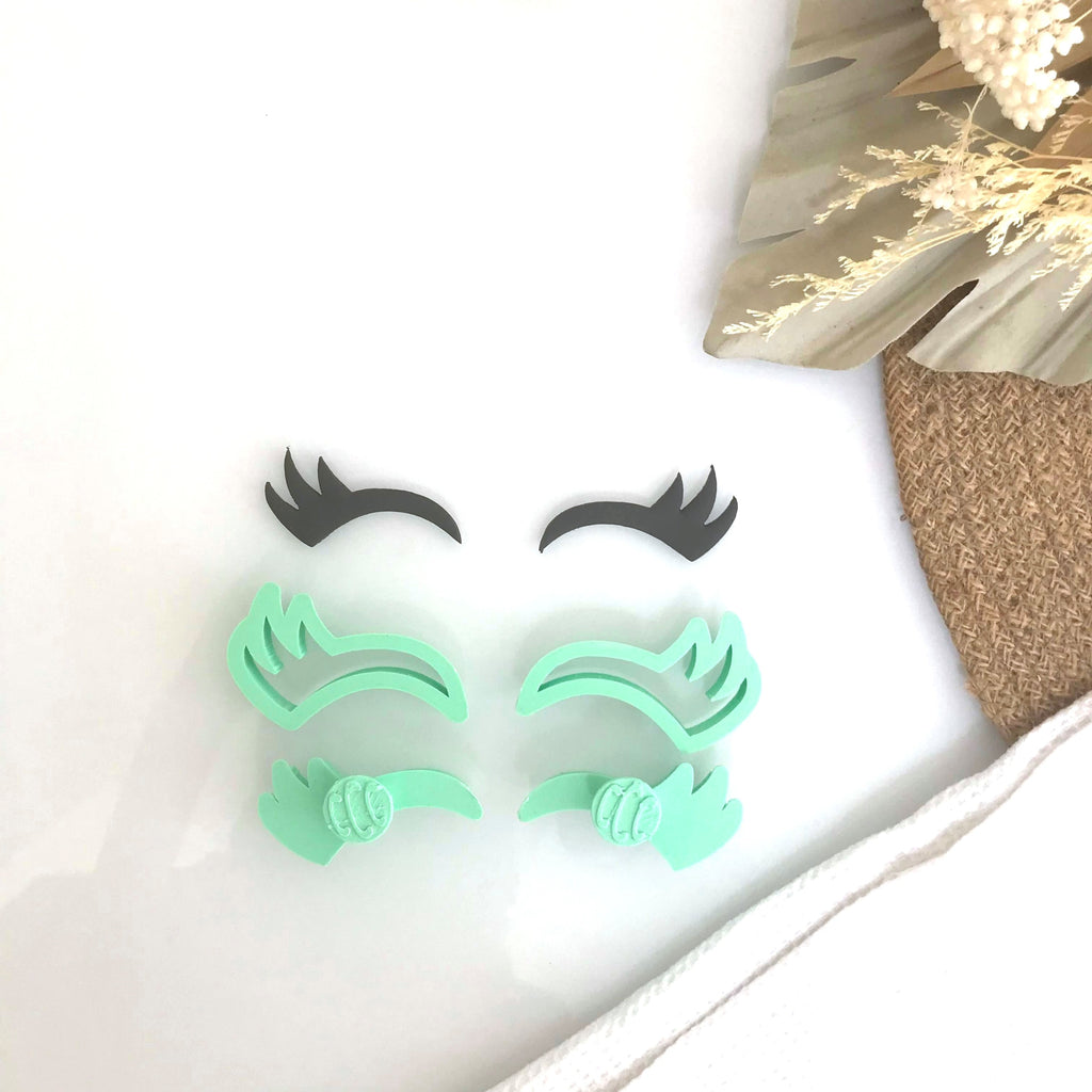 Fancy Lash Cutter Set (SweetP Cakes and Cookies) | Custom Cookie Cutters