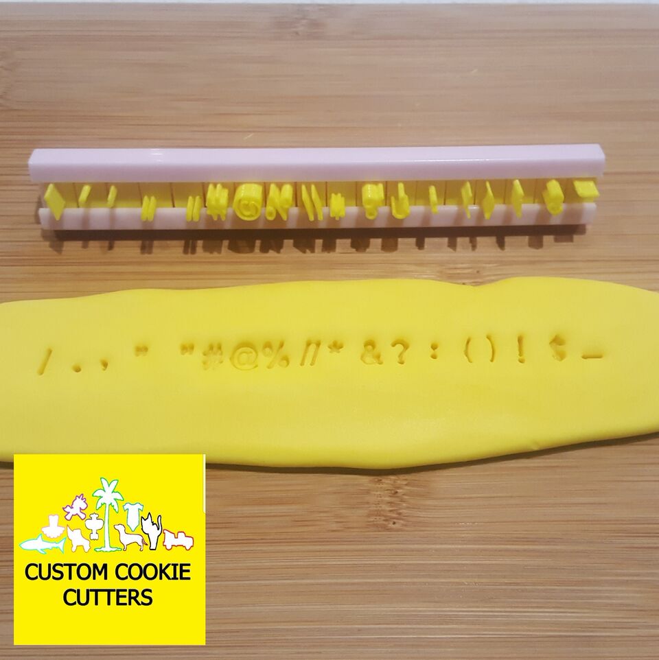 20 Piece Symbol Stamp Set | Custom Cookie Cutters