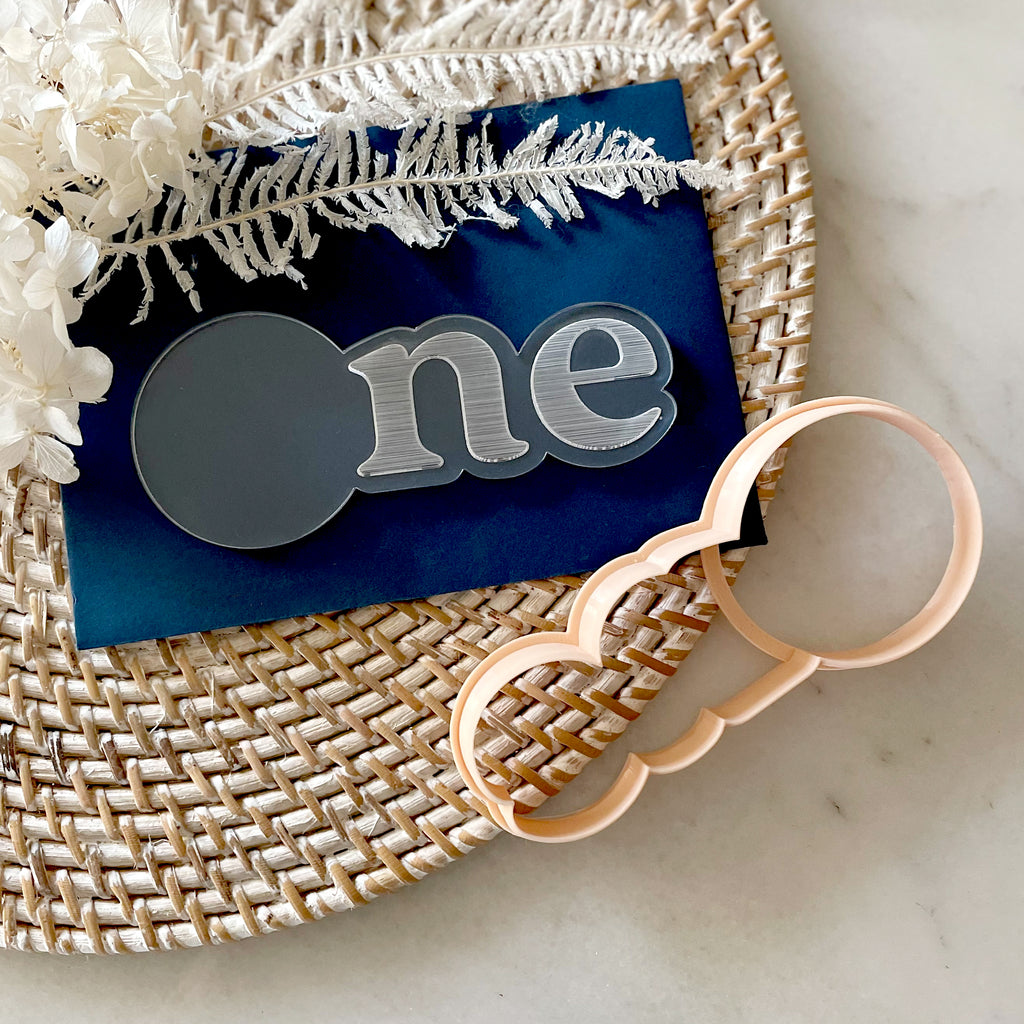 Blank One Cutter and Debosser Set (Little Biskut) | Custom Cookie Cutters