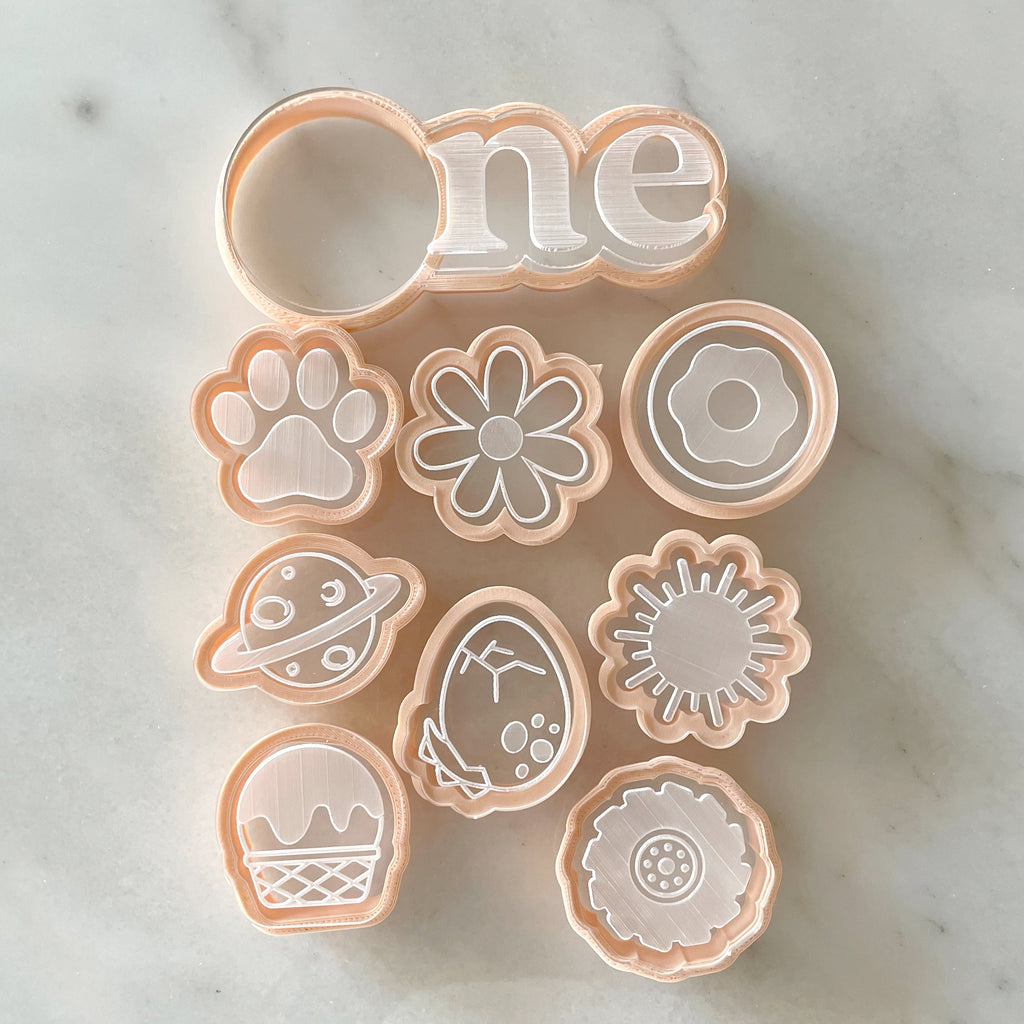 Blank One Cutter and Debosser Set (Little Biskut) | Custom Cookie Cutters