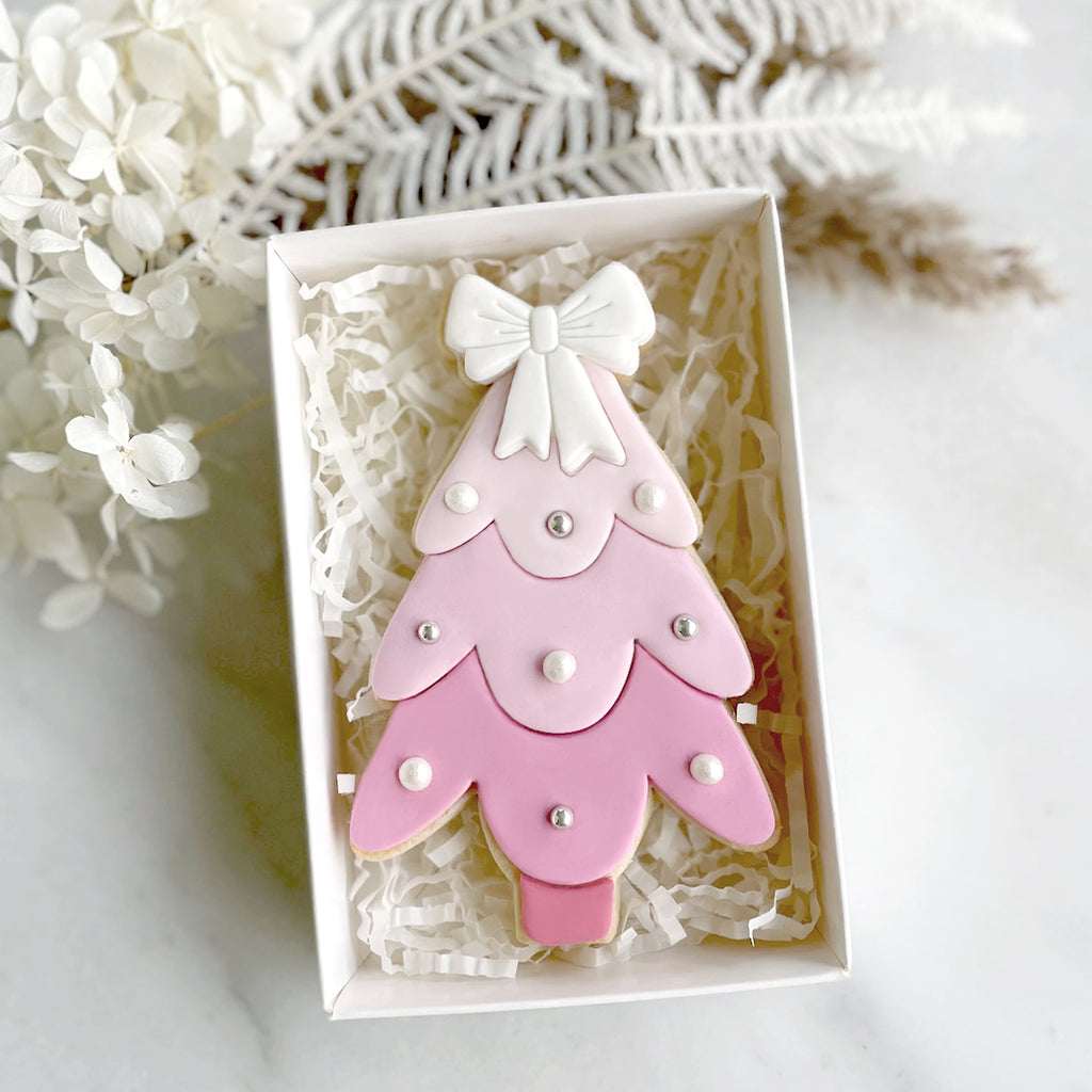 Christmas Tree Cutter & Debosser Set (Little Biskut) | Custom Cookie ...